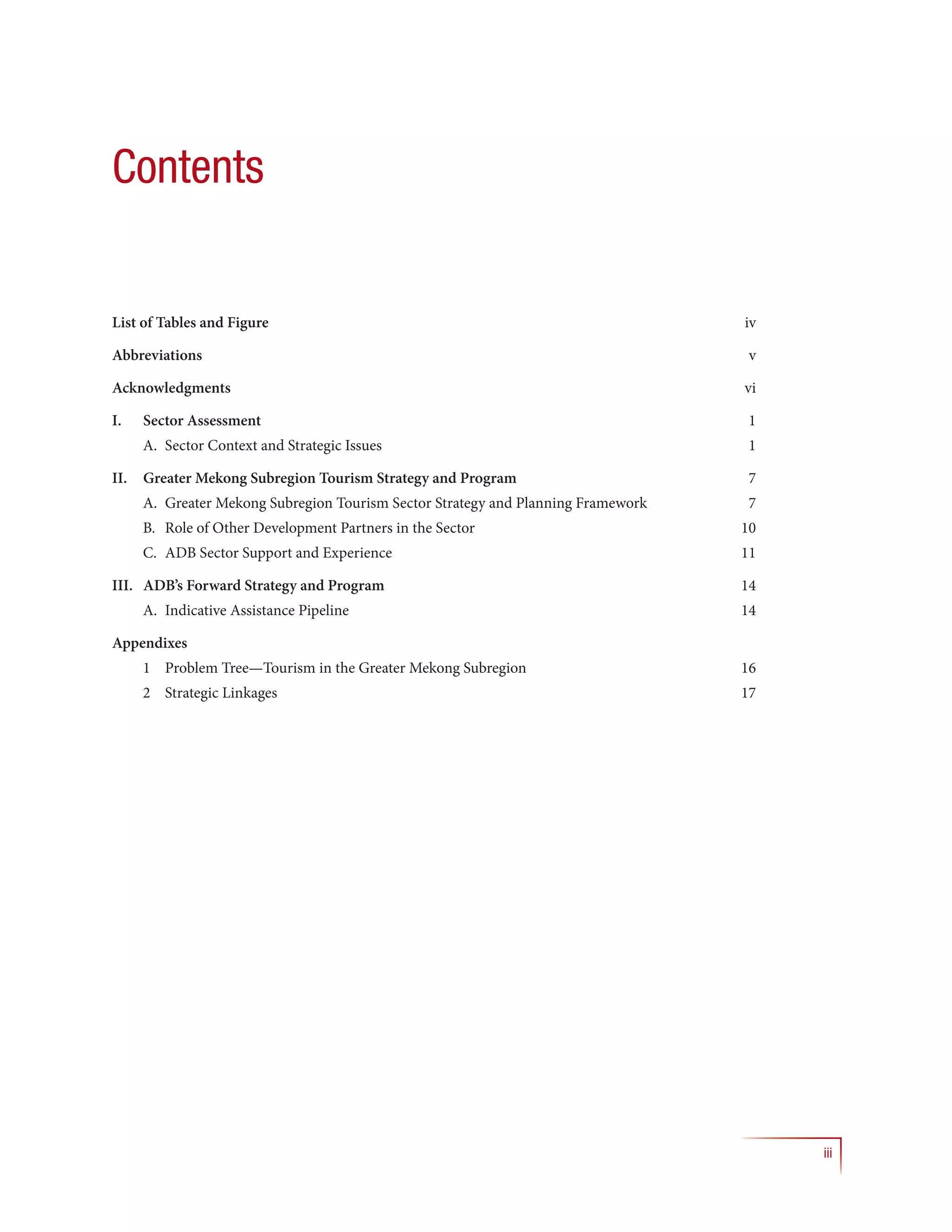 Greater Mekong Subregion Tourism Sector Assessment, Strategy, and Road ...