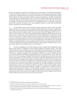 Greater Mekong Subregion Tourism Sector Assessment, Strategy, and Road ...