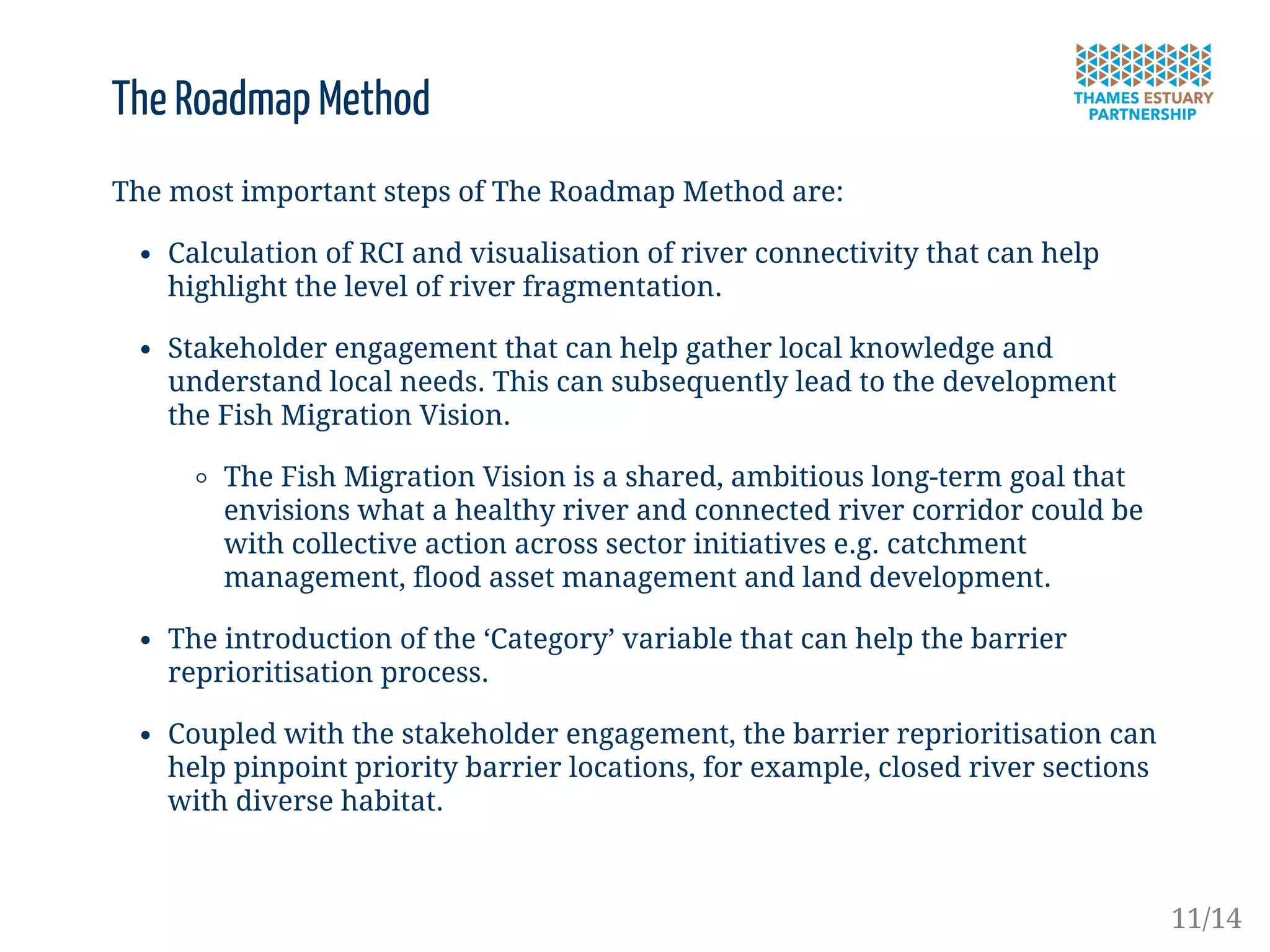 Greater thames estuary fish migration roadmap | PPT