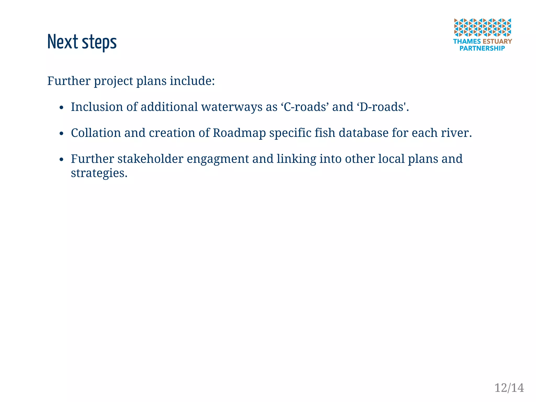 Greater thames estuary fish migration roadmap | PPT