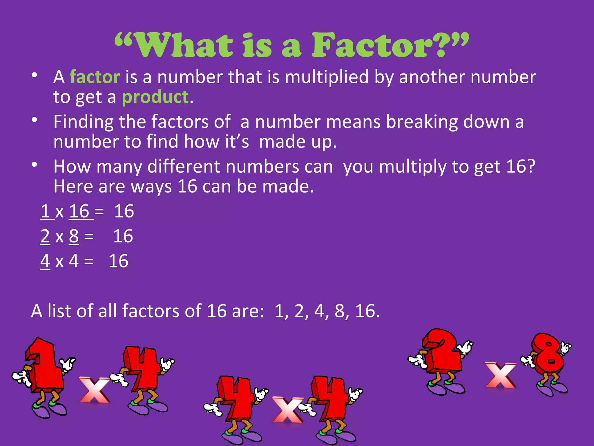 Greatest common factor | PPS