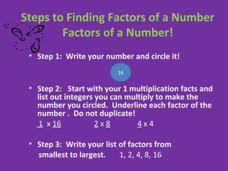 Greatest common factor | PPT
