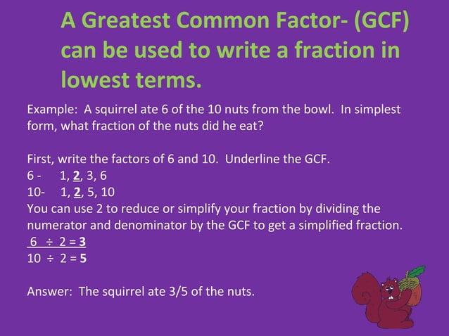 Greatest common factor | PPT