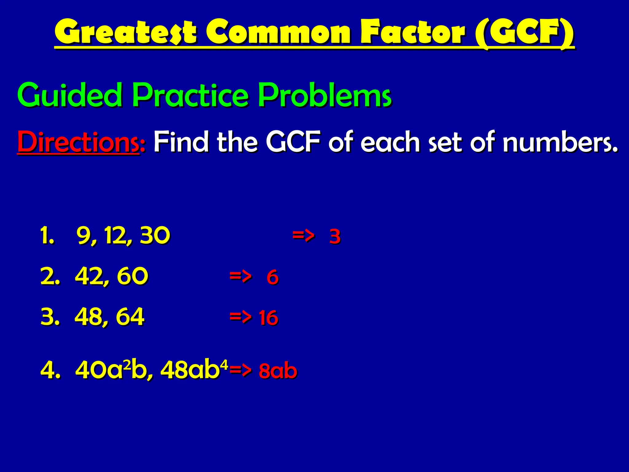 Greatest_Common_Factor powerpoint presentation.ppt