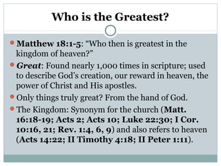 Who Is the Greatest? | PPT