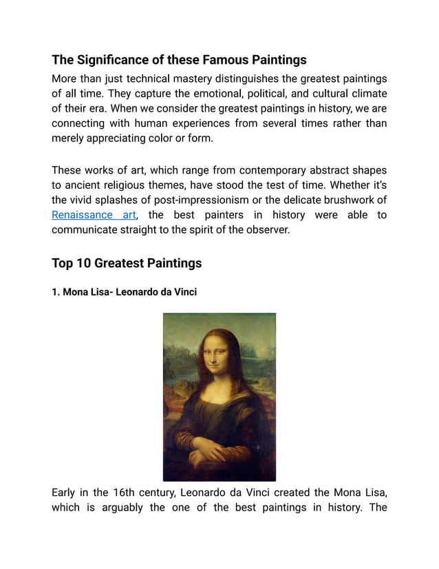 Greatest Paintings of All Time- Art and Beyond.pdf