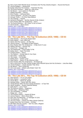 Greatest Rock N Roll Songs Of The 50s | DOC