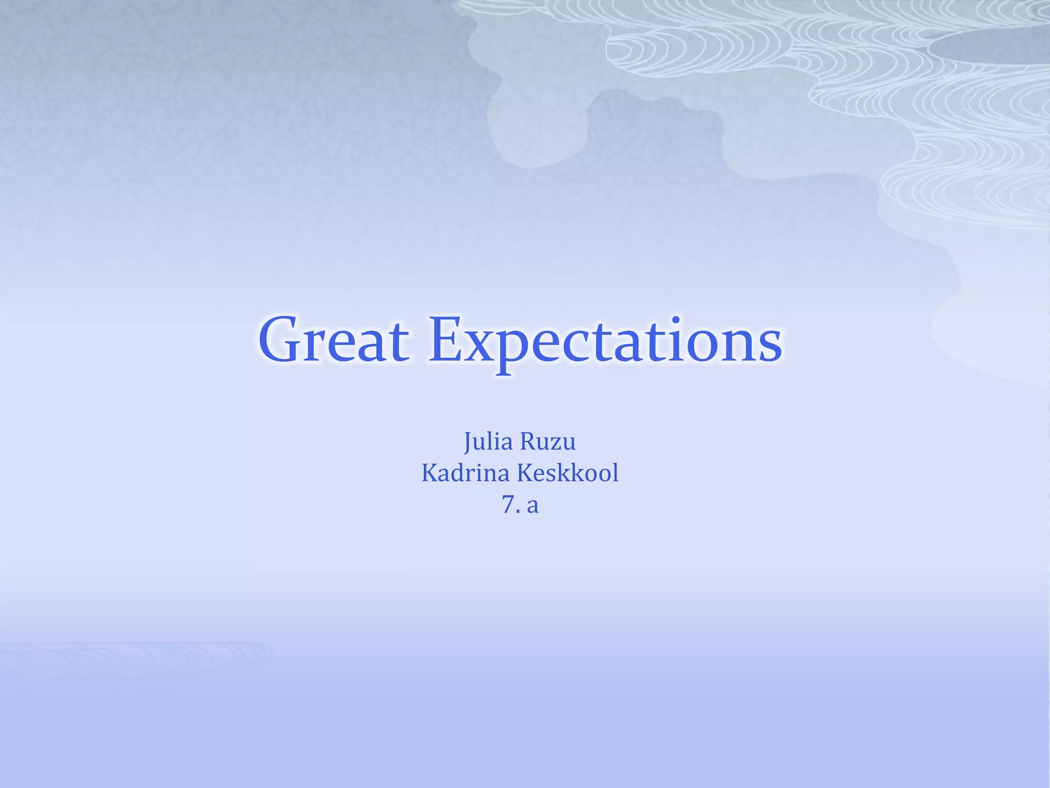 Great expectations | PPTX