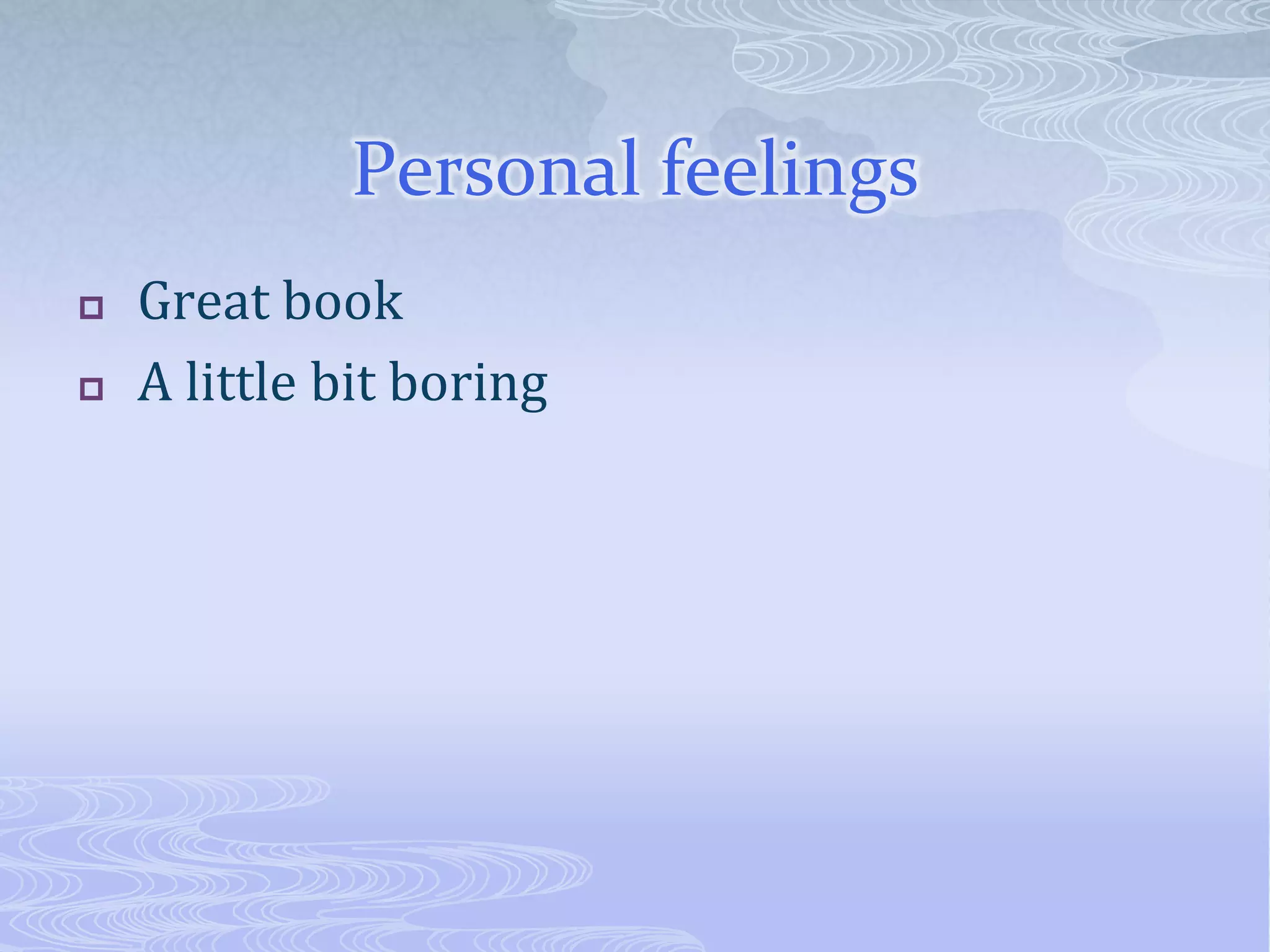 Great expectations | PPT