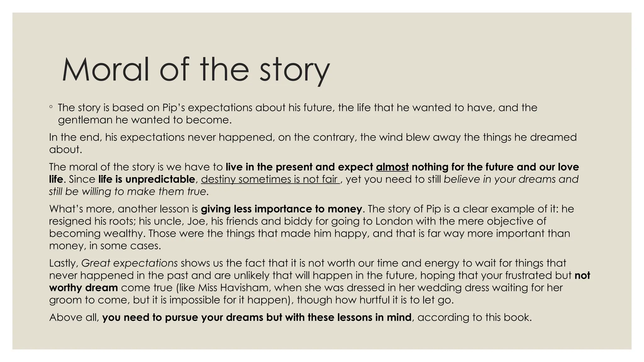 Great Expectations. Summary and moral of the story.pptx