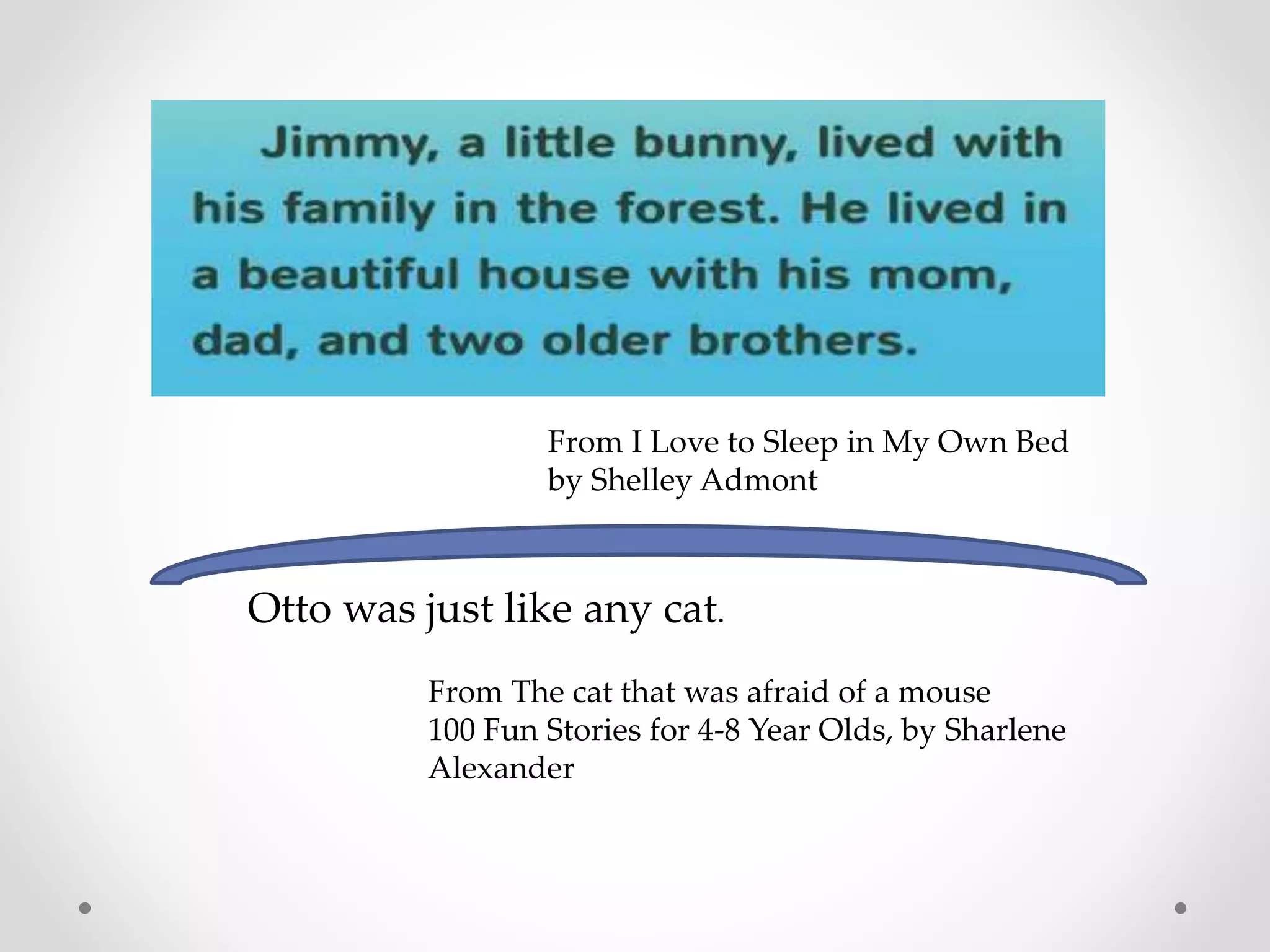 Great first lines from stories for children | PPTX