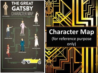 Great Gatsby Character Map