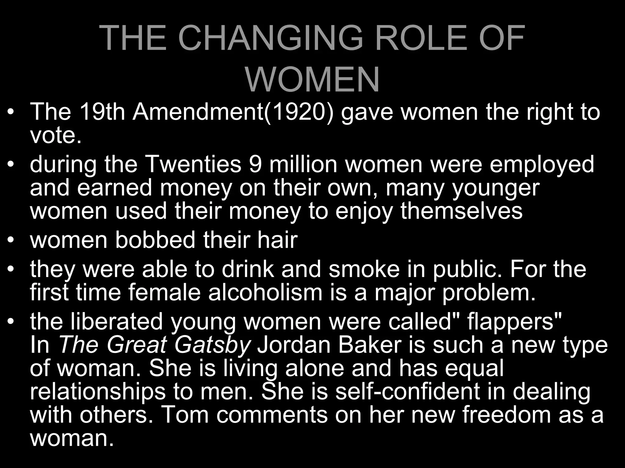 Gatsby and the Roaring Twenties PowerPoint | PPT