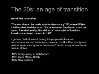 Gatsby and the Roaring Twenties PowerPoint | PPT