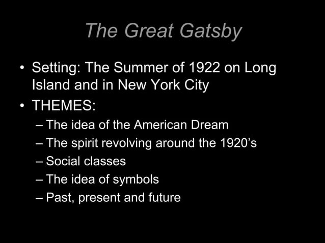 Gatsby and the Roaring Twenties PowerPoint | PPT