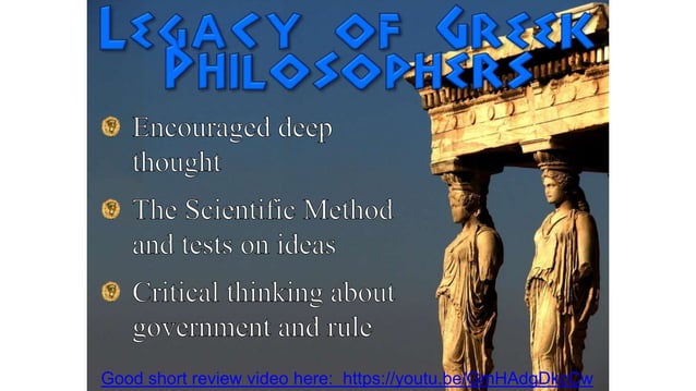 Presentation on the great Greeks thinkers during the Classical Era. | PPTX