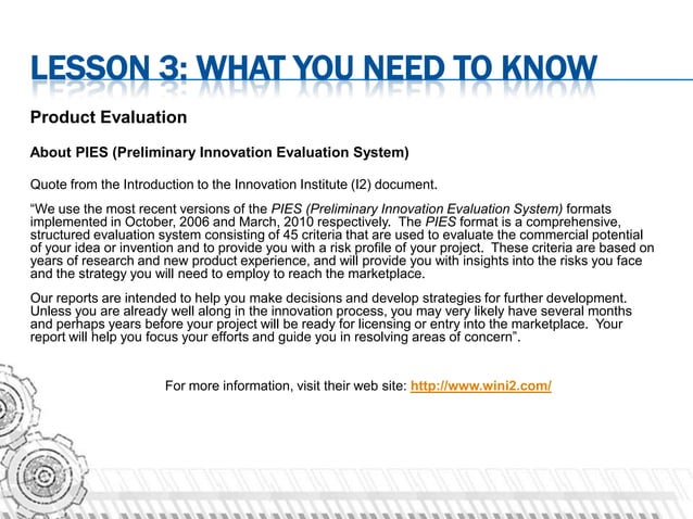 Inventors Online Course Sample | PPT