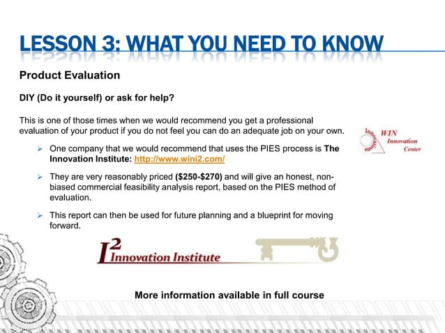Inventors Online Course Sample | PPT