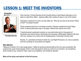 Inventors Online Course Sample | PPTX