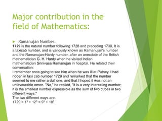 Great indian mathematician | PPT