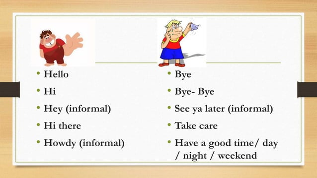 Greeting in English | PPTX