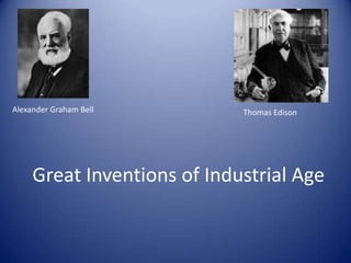 Great inventions of industrial age | PPT