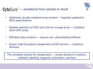 Addressing the growing demand for CNV and UPD detection | PPT