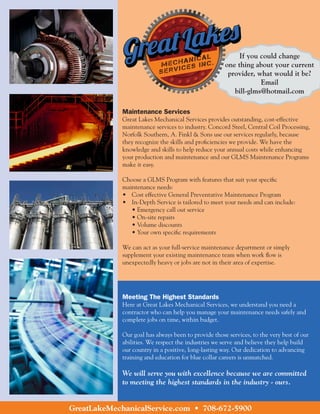 Great Lakes Mechanical Newsletter | PDF