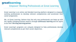 Great learning presentation | PPTX