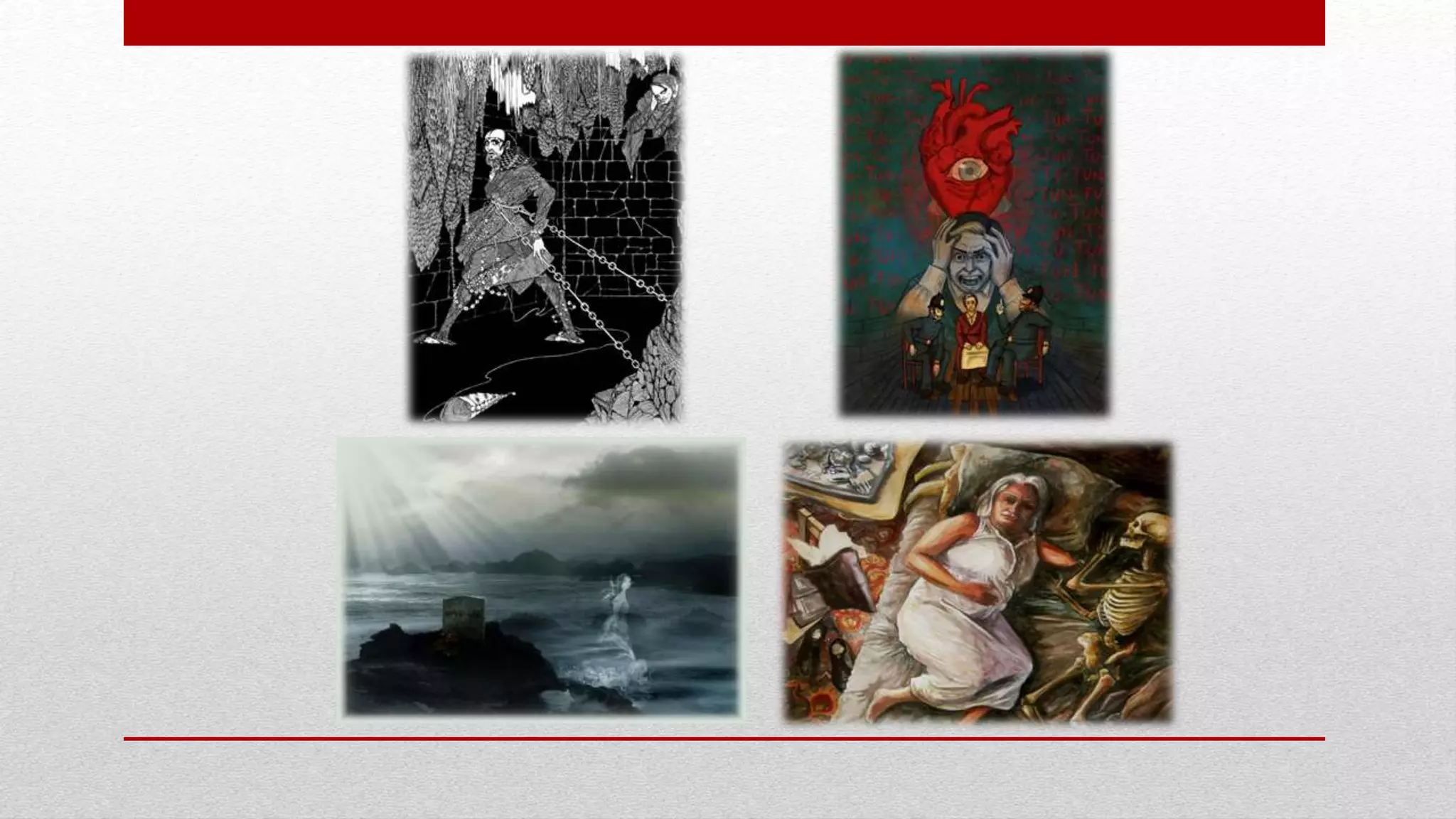 Great Literary Pieces featuring Edgar Allan Poe and William Faulkner | PPTX