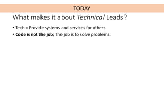 Great management of technical leads | PPT