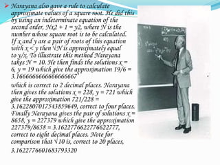 Narayana Pandit Mathematician