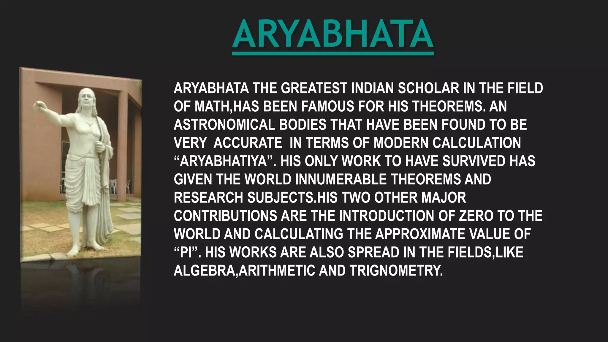 Great Mathematicians Around The World | PPTX