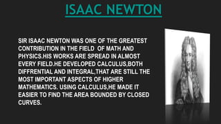 Great Mathematicians Around The World | PPTX