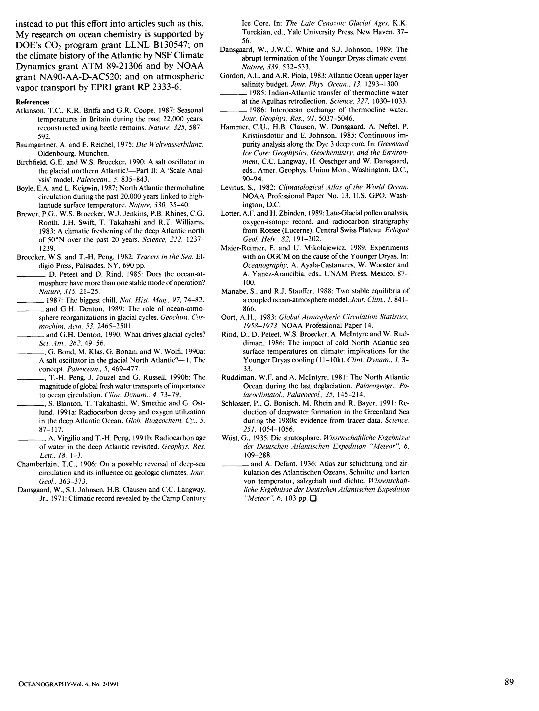 Great ocean conveyor | PDF