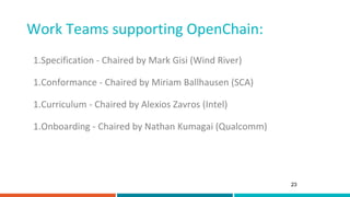 OpenChain: Great Open Source Compliance For Everyone | PPT