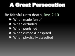 Great persecution | PPT