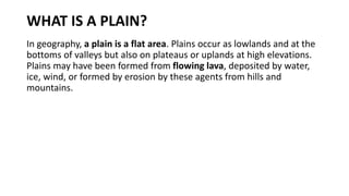 GEOGRAPHY YEAR 9 - GREAT PLAINS | PPTX