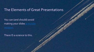 The periodic table of great presentations | PPTX