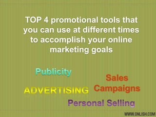 TOP 4 promotional tools | PPTX