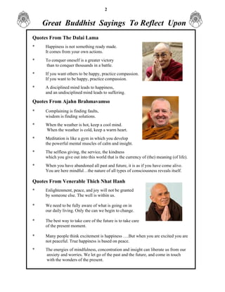 Great Sayings To Reflect Upon | DOC