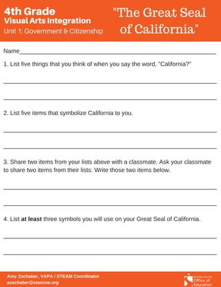 Great seal pre planning worksheet | PDF