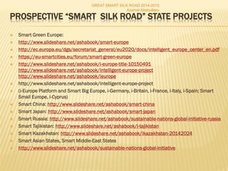 Great Smart Green Silk Road: One Belt, One Road | PPT