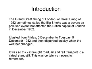 Great smog of london1 | PPT