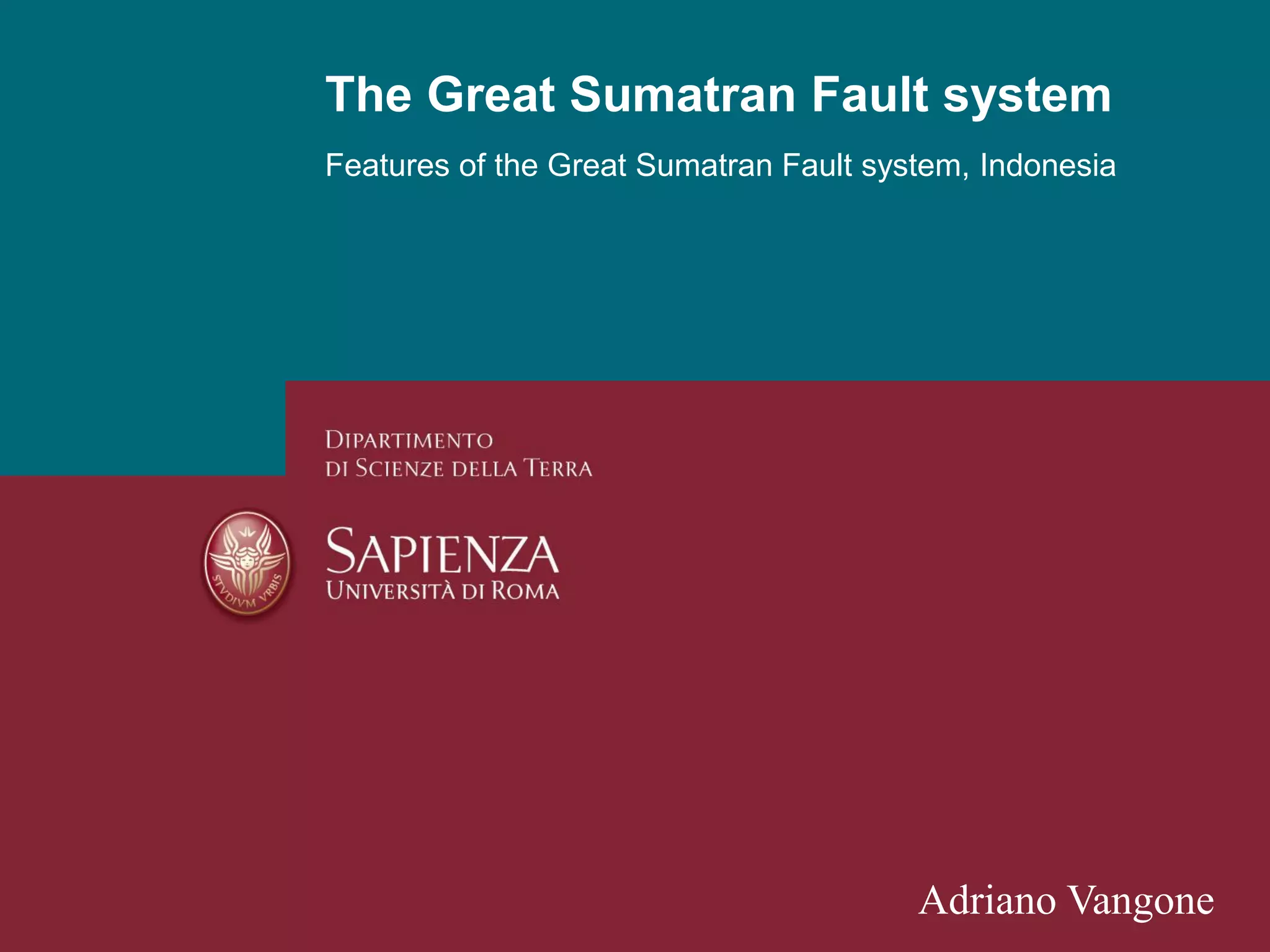 Great sumatran fault system | PDF