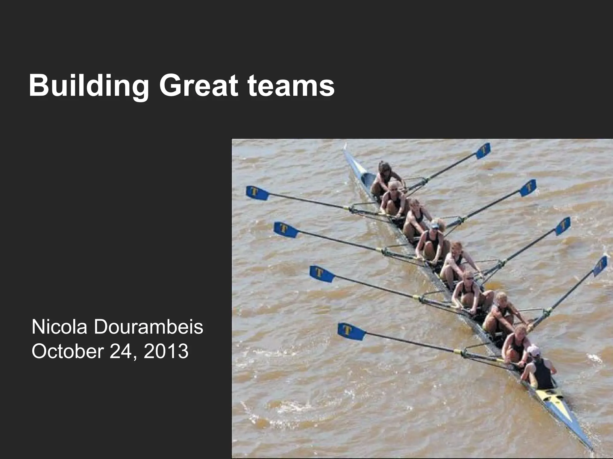 How to build great teams - Agile | PPT | Business Administration | Business