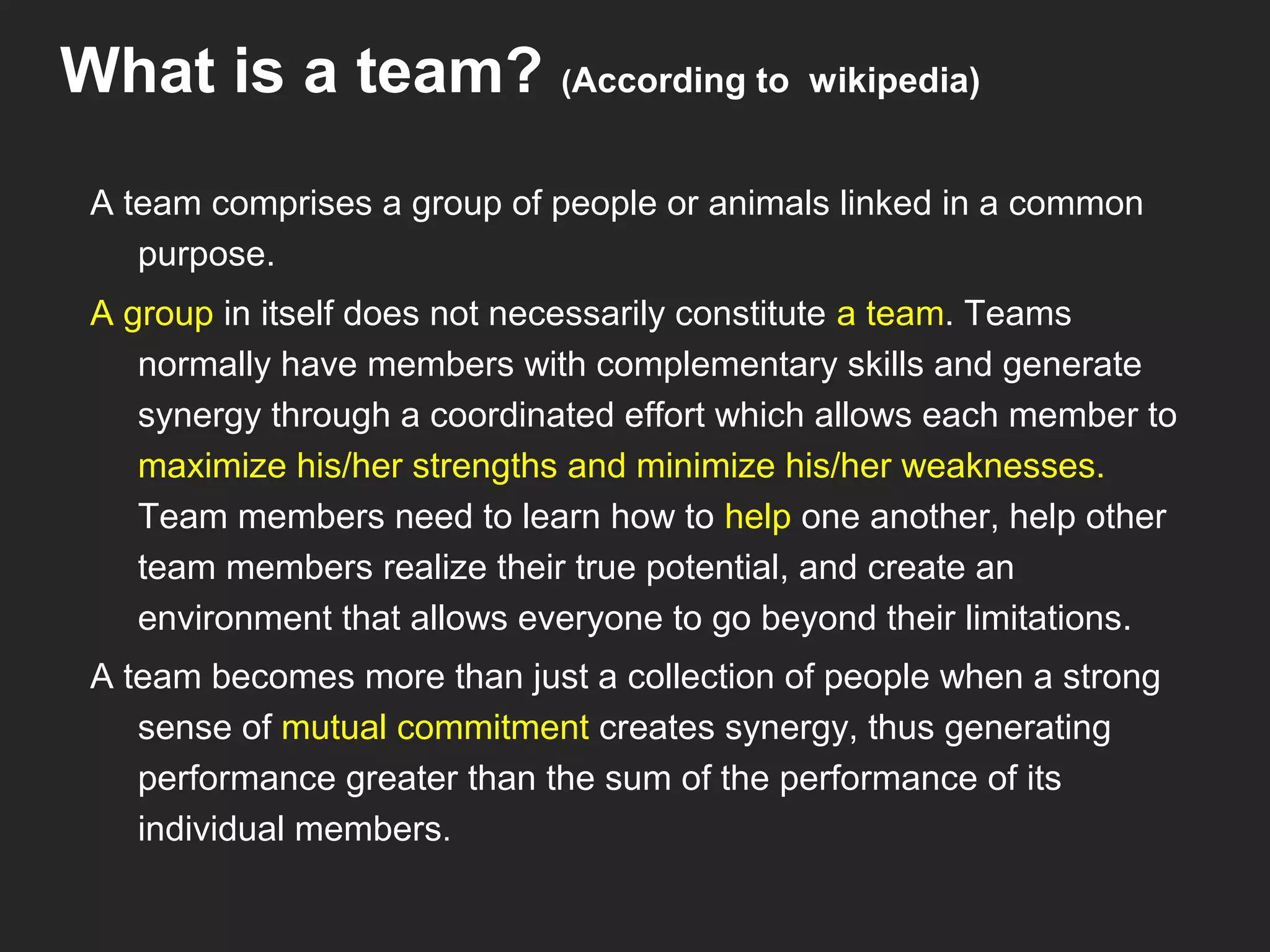 How to build great teams - Agile | PPT | Business Administration | Business