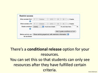 Great things about Moodle 2 at CU 2013 | PPT