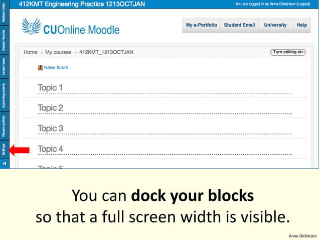 Great things about Moodle 2 at CU 2013 | PPT