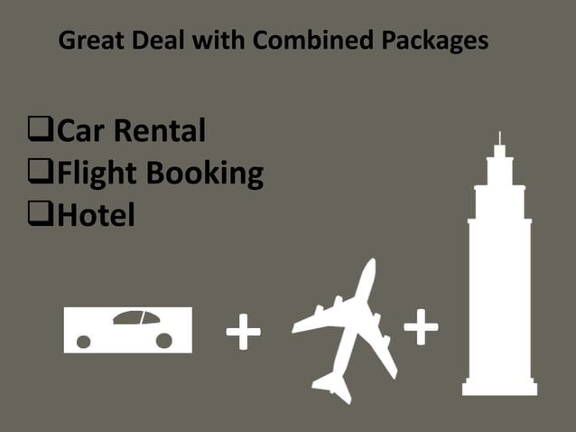 Great travel deal with combined packages | PPT